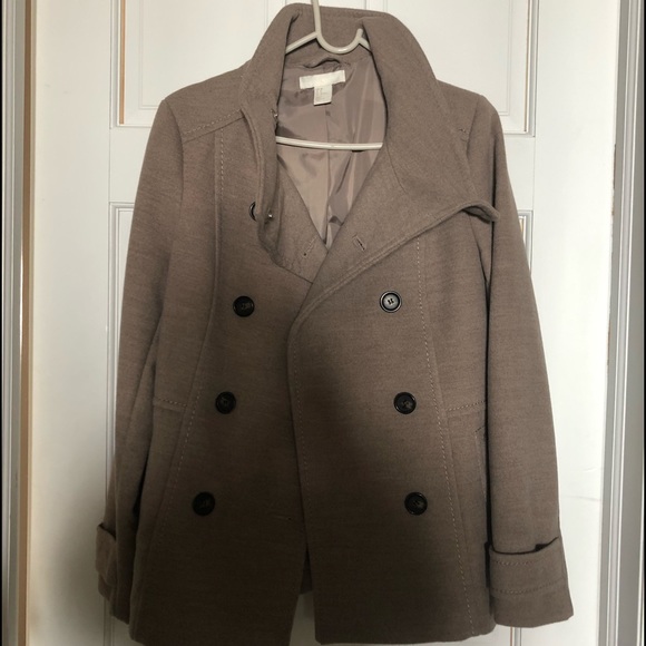 H&M | Jackets & Coats | Hm Tan Color Coat Nwot | Poshmark